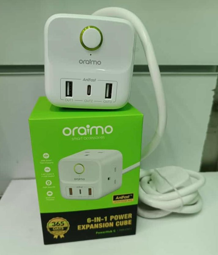 Oraimo Power Hub C 6-In-1 Smart Fast Charging – Notion Computers